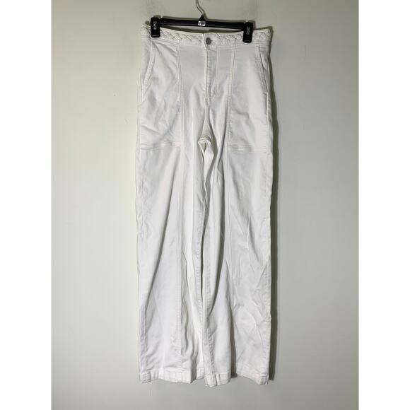 Frame Denim | Jeans | Frame Braided Waist White Denim Sz 29 | Poshmark